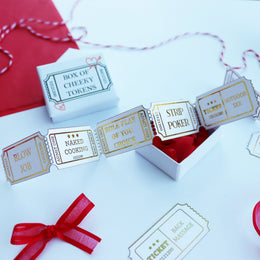 Personalised Cheeky Ticket Stub Tokens Valentine's Day ...