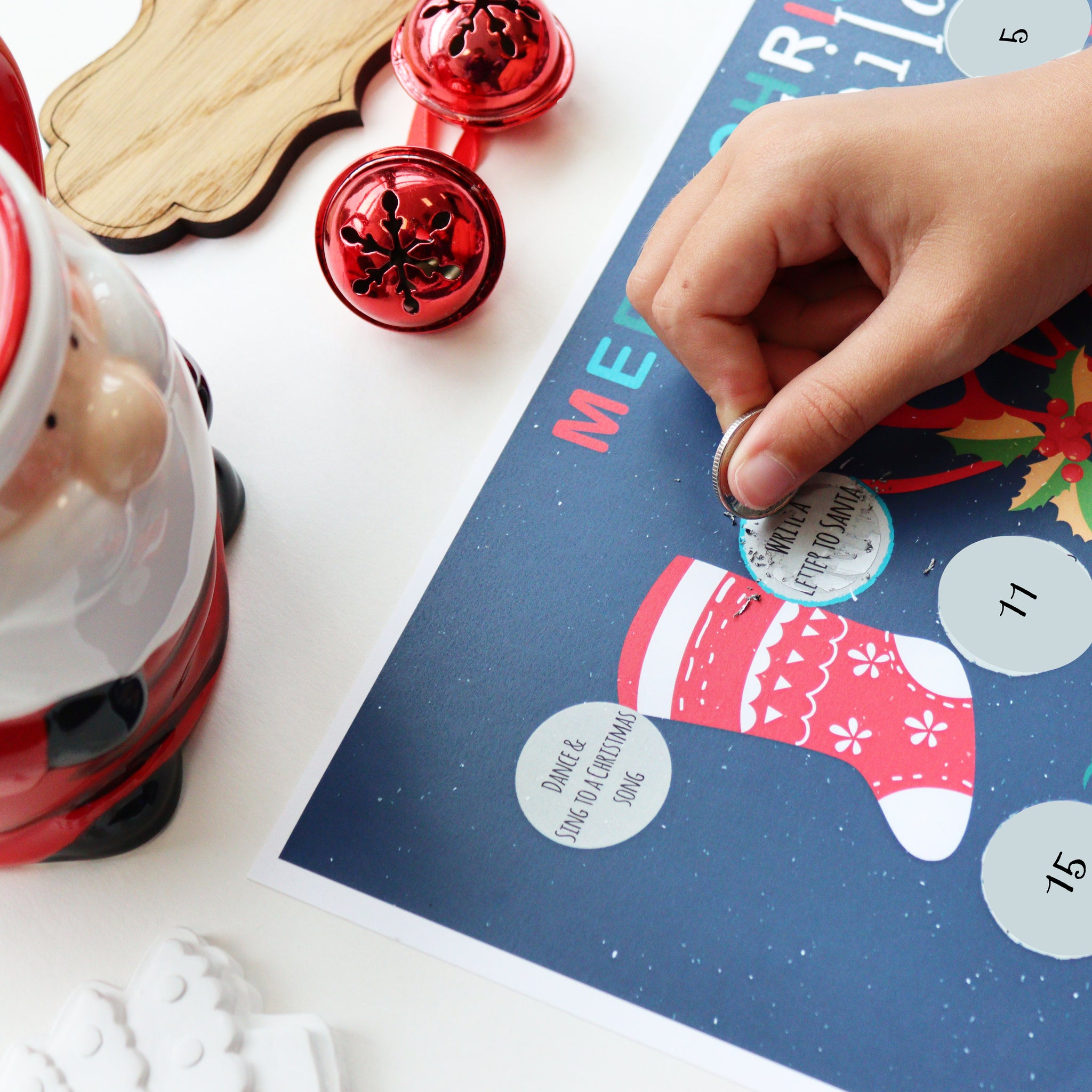 Personalised Scratch Off Activity Advent Calendar ...